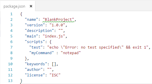 Create And Run Scripts From The Package · Nativescript 